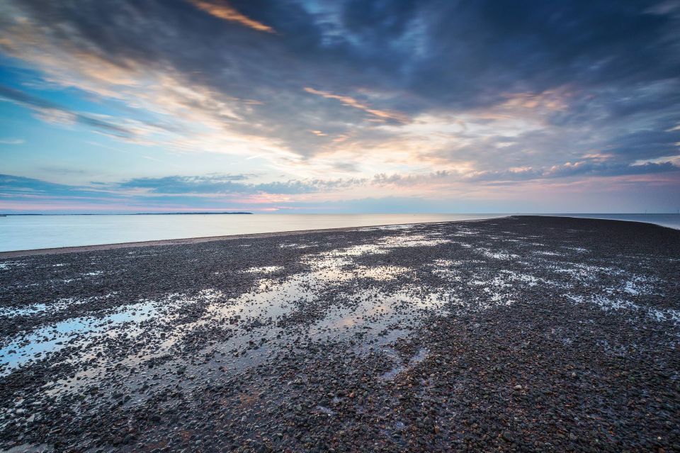 The Street, Tankerton at sunset.