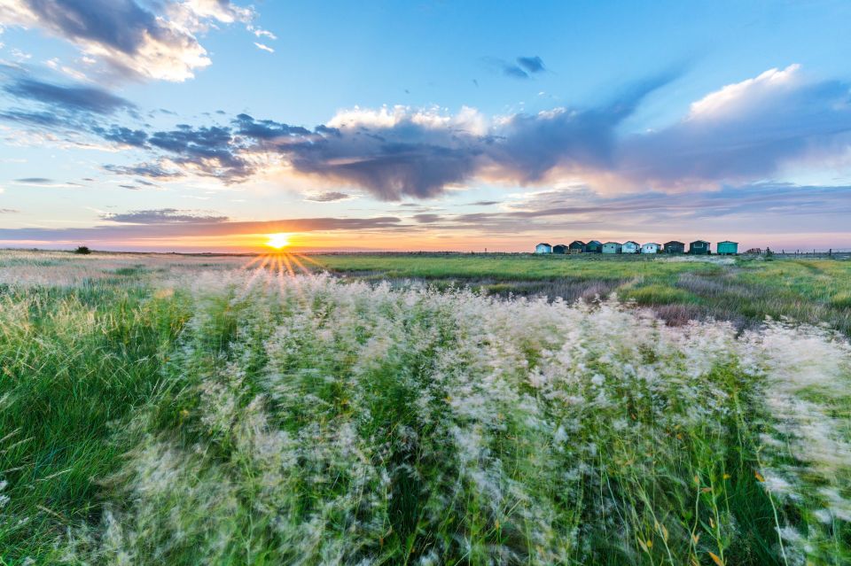 Sunset on the Marshes at Seasalter, Kent