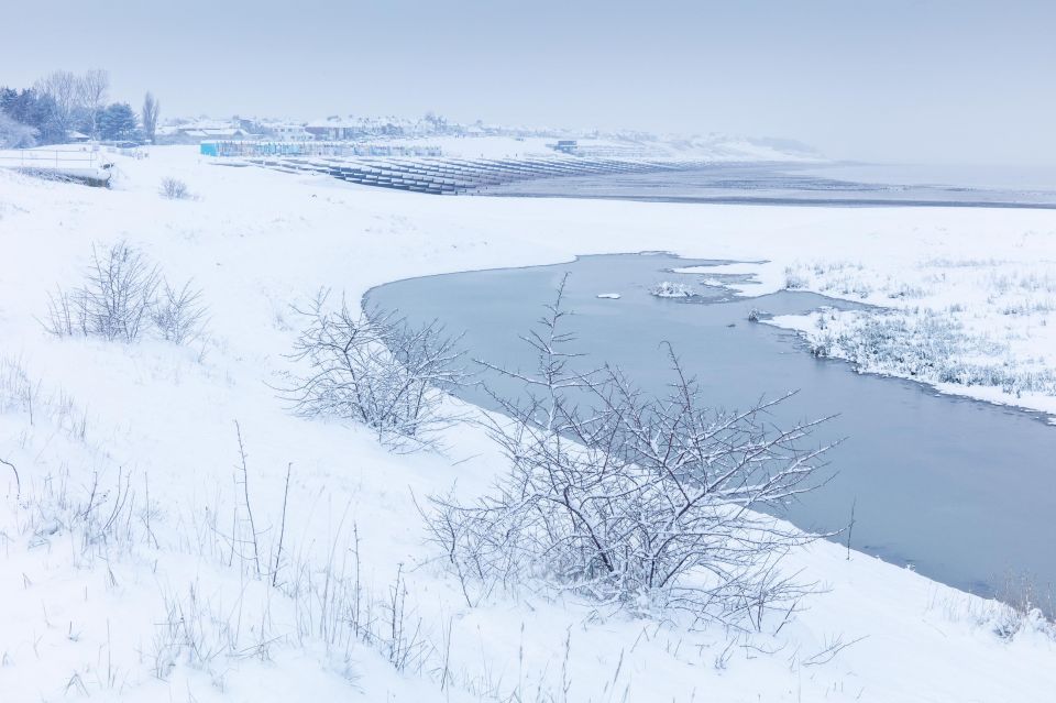 Snow at Whitstable & Tankerton